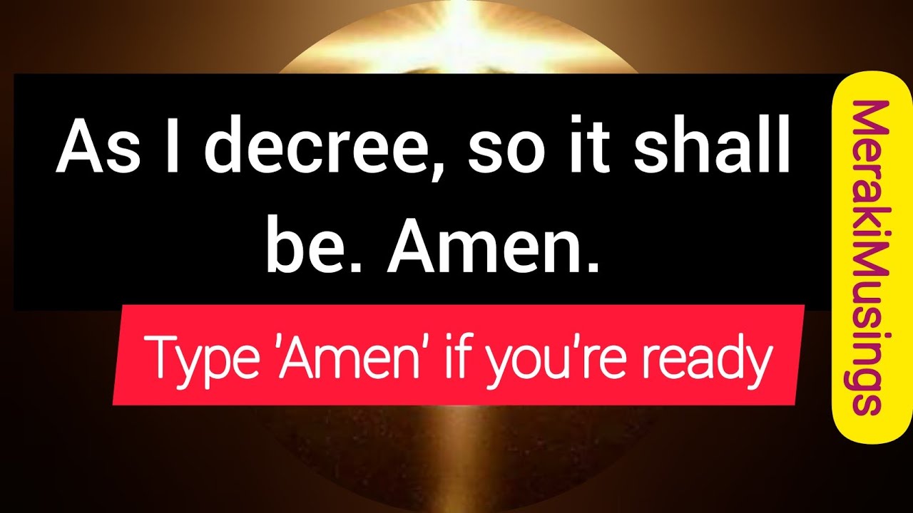 Claim it and type Amen - YouTube