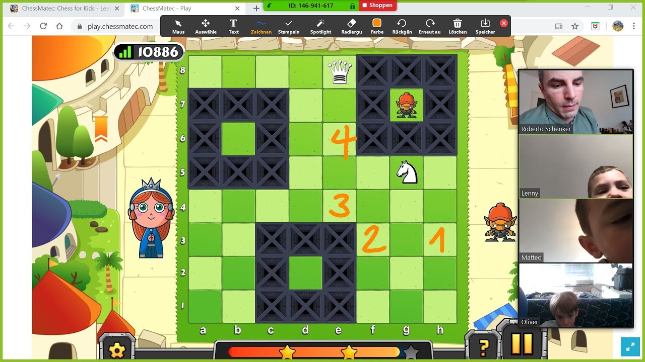 ChessMatec in action! Online chess lessons - YouTube