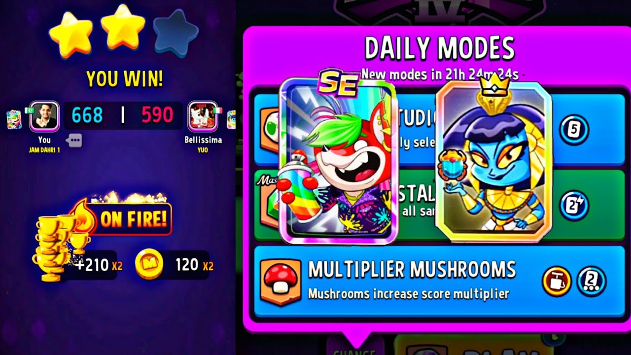 Random studios match masters se foxy roxy vs cleo cadabra win gameplay . - YouTube