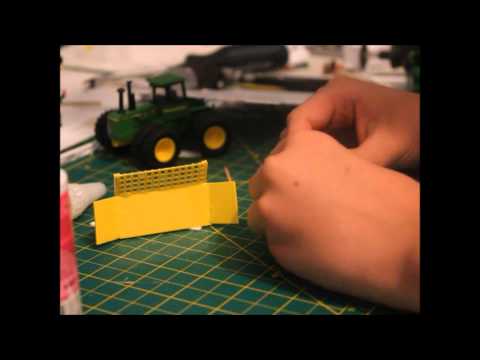 how to make a 1/64 scale sb series silage blade - YouTube