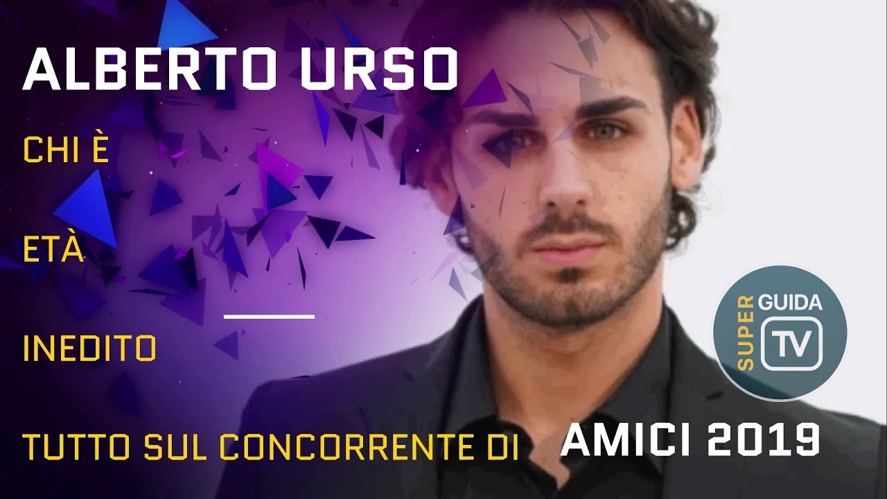 Amici 18, Chi è Alberto Urso: Età, Instagram, Inedito, Biografia - YouTube