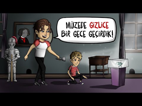 Müzede Gizlice Bir Gece Geçirdik!