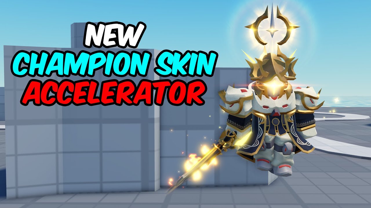 New Champion Accelerator Skin | TDS - YouTube