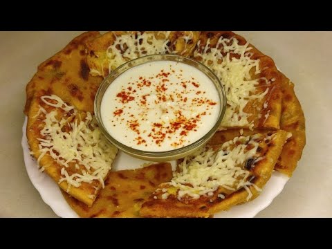 || cheese onion Paratha || cheese paratha || stuff paratha || easy to ...