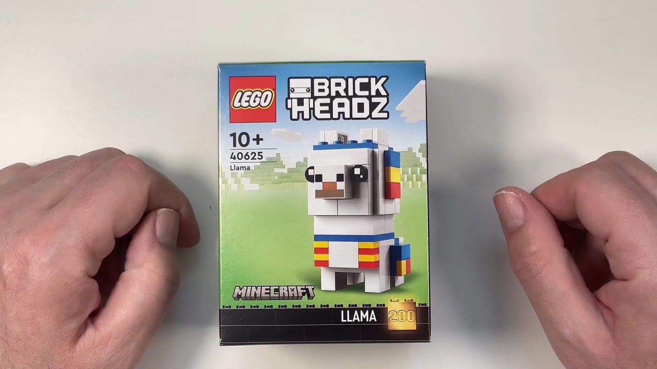 LEGO BrickHeadz Minecraft Llama 40625 - Auspacken und Bauen - YouTube