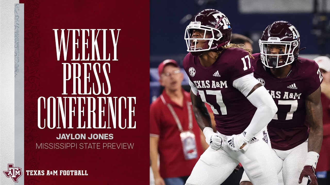 Weekly Press Conference: Jaylon Jones - YouTube
