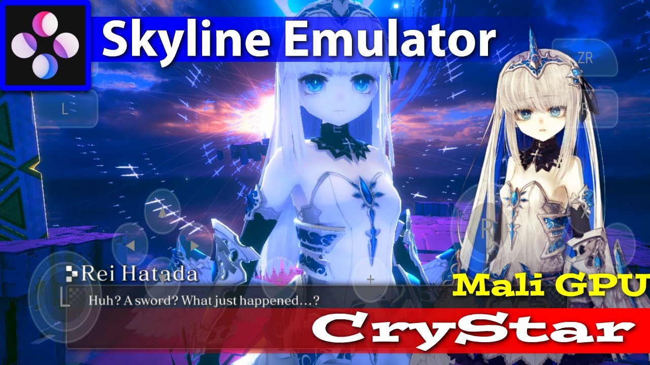 Skyline Emulator Crystar gameplay Mali GPU - YouTube