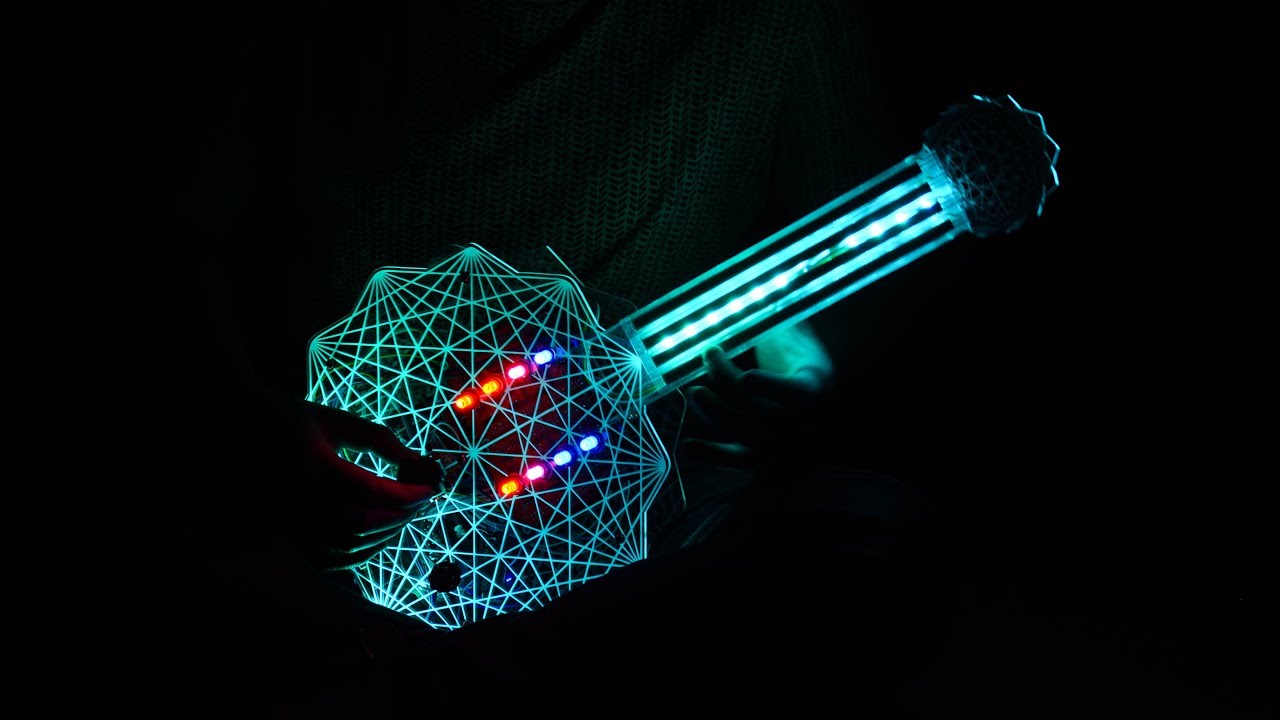 #1 XT Synth - Guitar violin ribbon synth - with Teensy 3.2 - YouTube