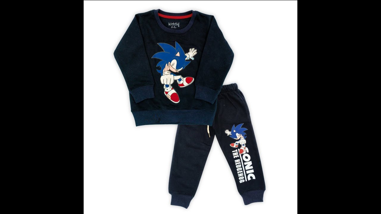Sonic Blue Fleece Tracksuit for Winters - YouTube