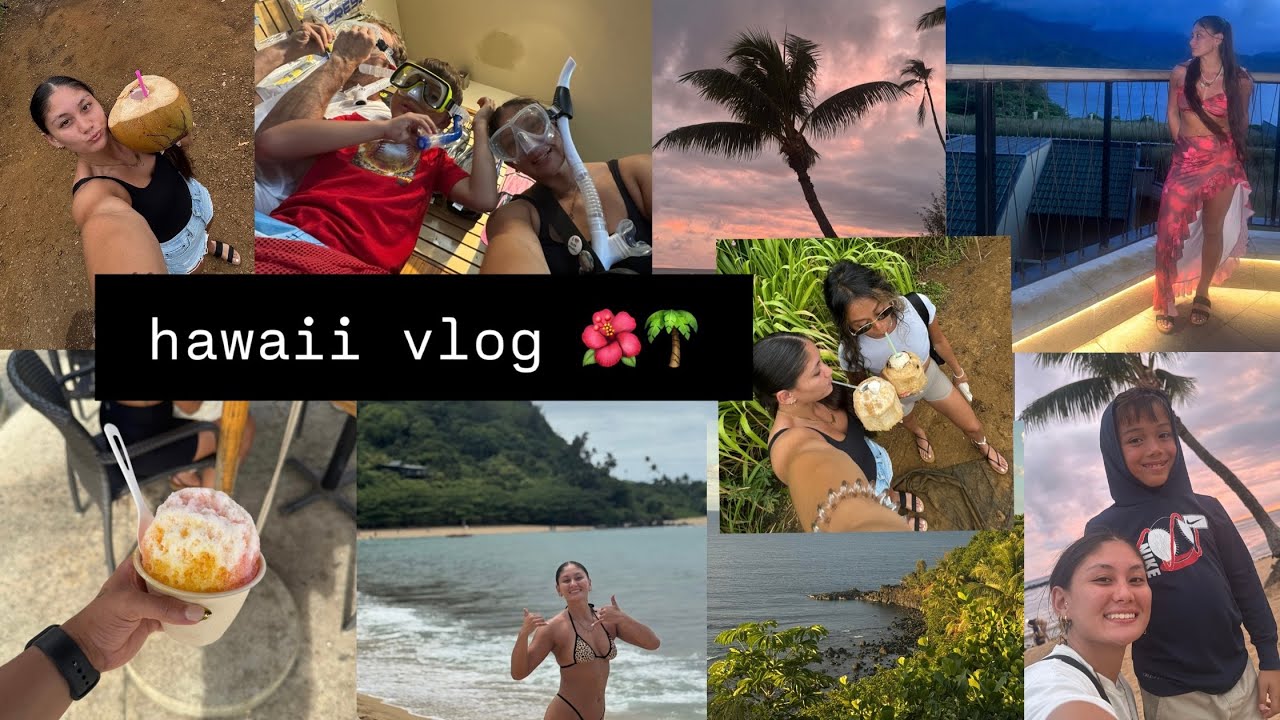 HAWAII VLOG: what to do in Kauai, first vacation, & family time! - YouTube