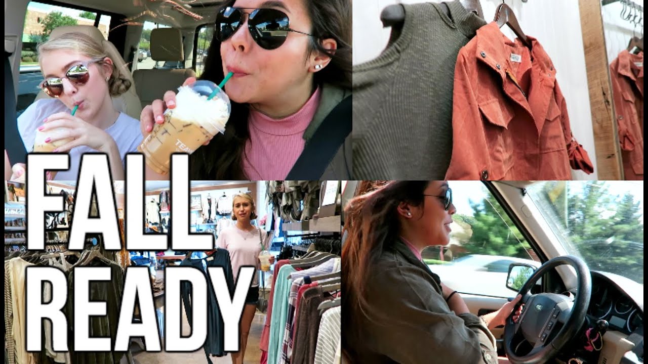 HOW GIRLS GET READY FOR FALL - YouTube