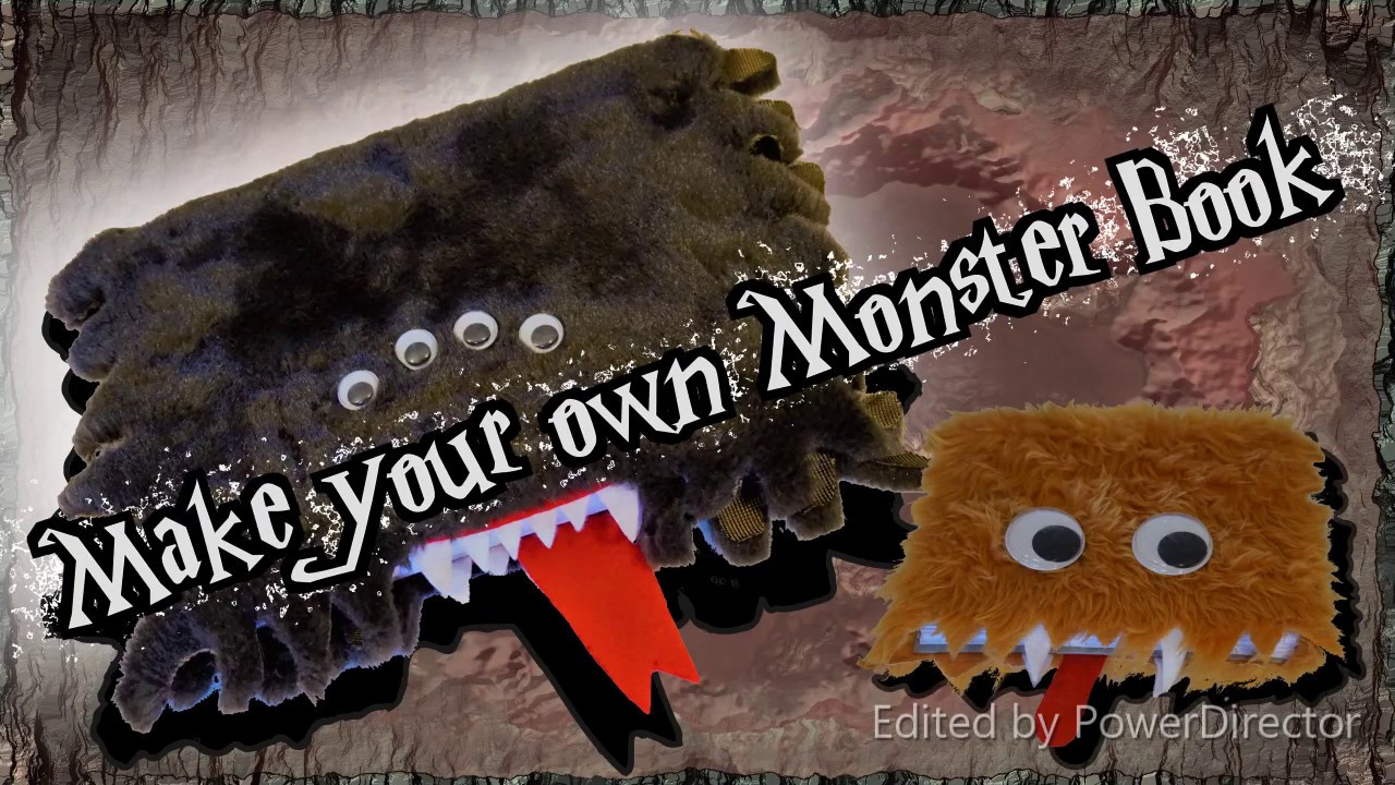 Make your own monster book - YouTube