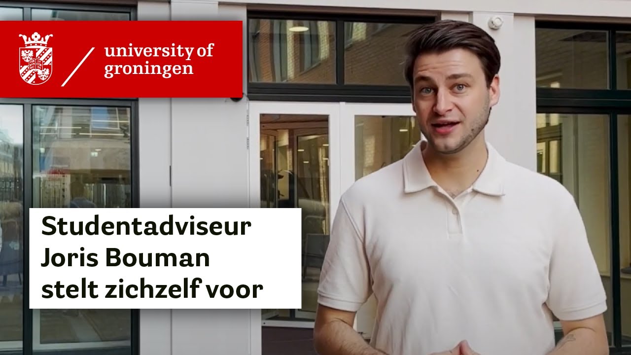 Studentadviseur van de Faculteit Rechtsgeleerdheid Joris Bouman stelt ...