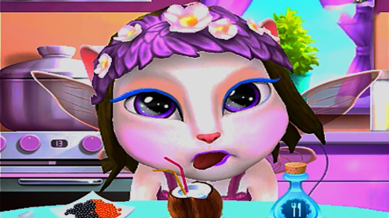 My Talking Angela Pink Fairy Great Makeover For Children Full HD ...