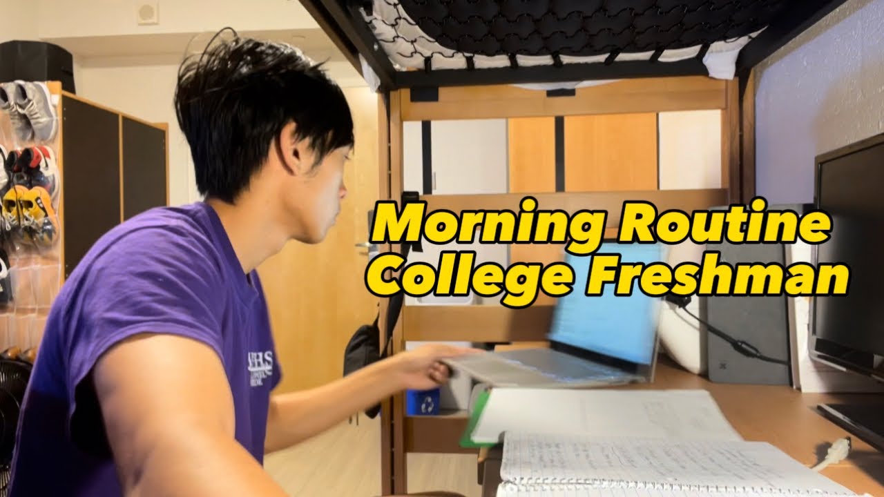 MORNING ROUTINE of FRESHMAN IN COLLEGE - YouTube