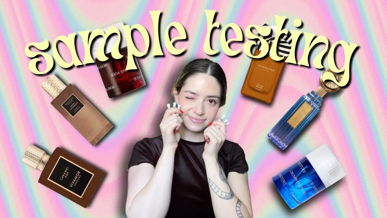 gourmand fragrance sample test - YouTube