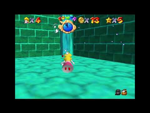 Princess Peach Swimming Underwater in Mario 64 - YouTube