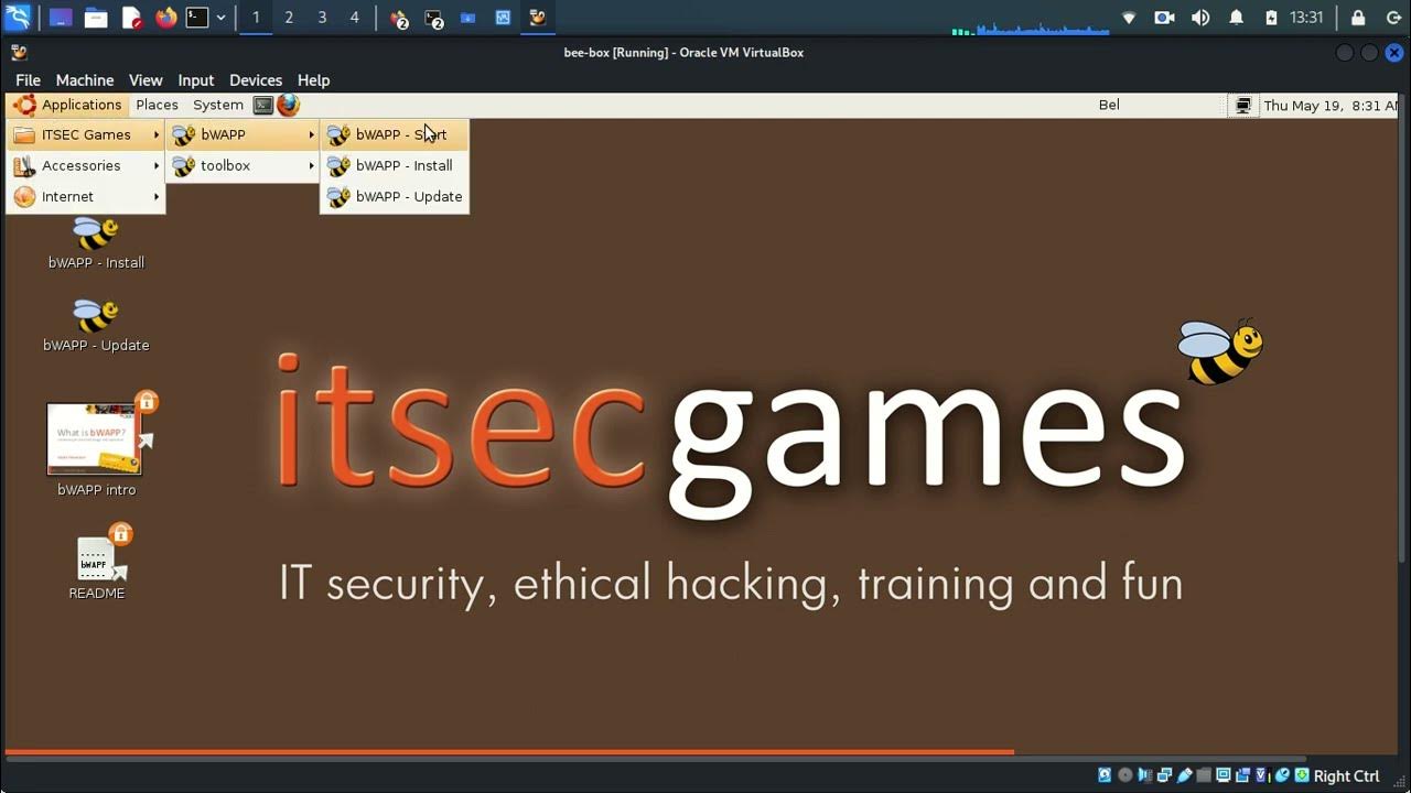 How To Install Bwapp Bee Box Using Virtualbox Create Your Own Laboratory Kali Linux Beginner