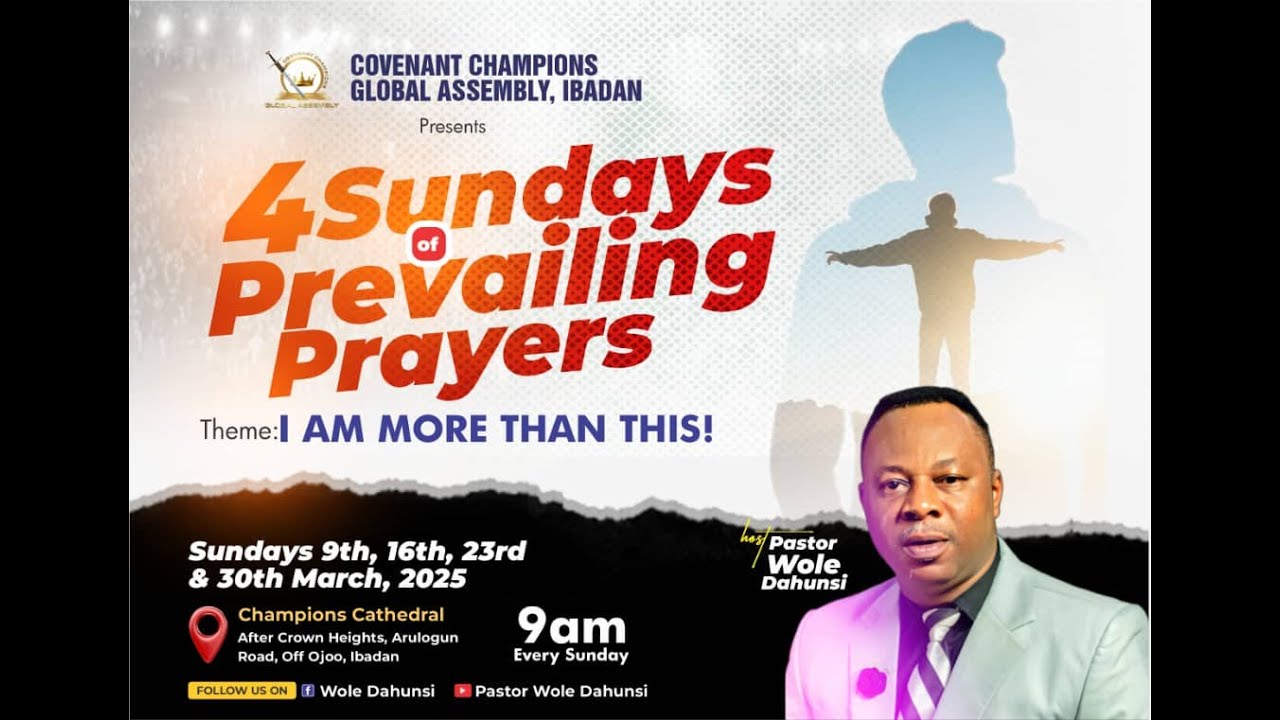 4 Sundays of Prevailing Prayers (9th March, 2025) - YouTube