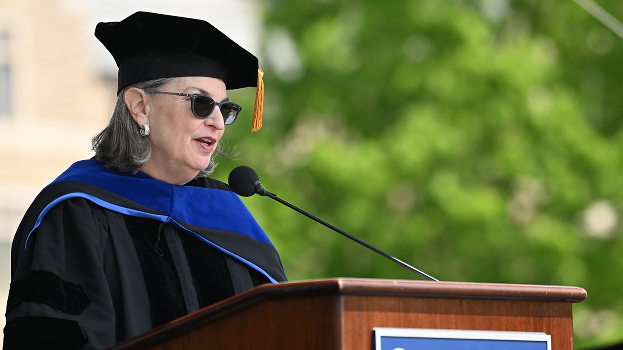 Commencement 2023 Keynote Speaker Sally Susman ’84 - YouTube