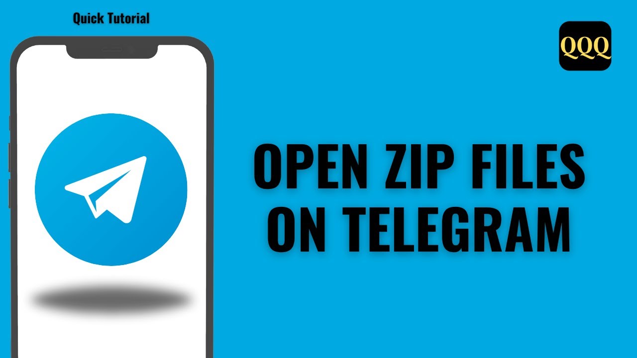 How To Open Zip Files On Telegram - YouTube