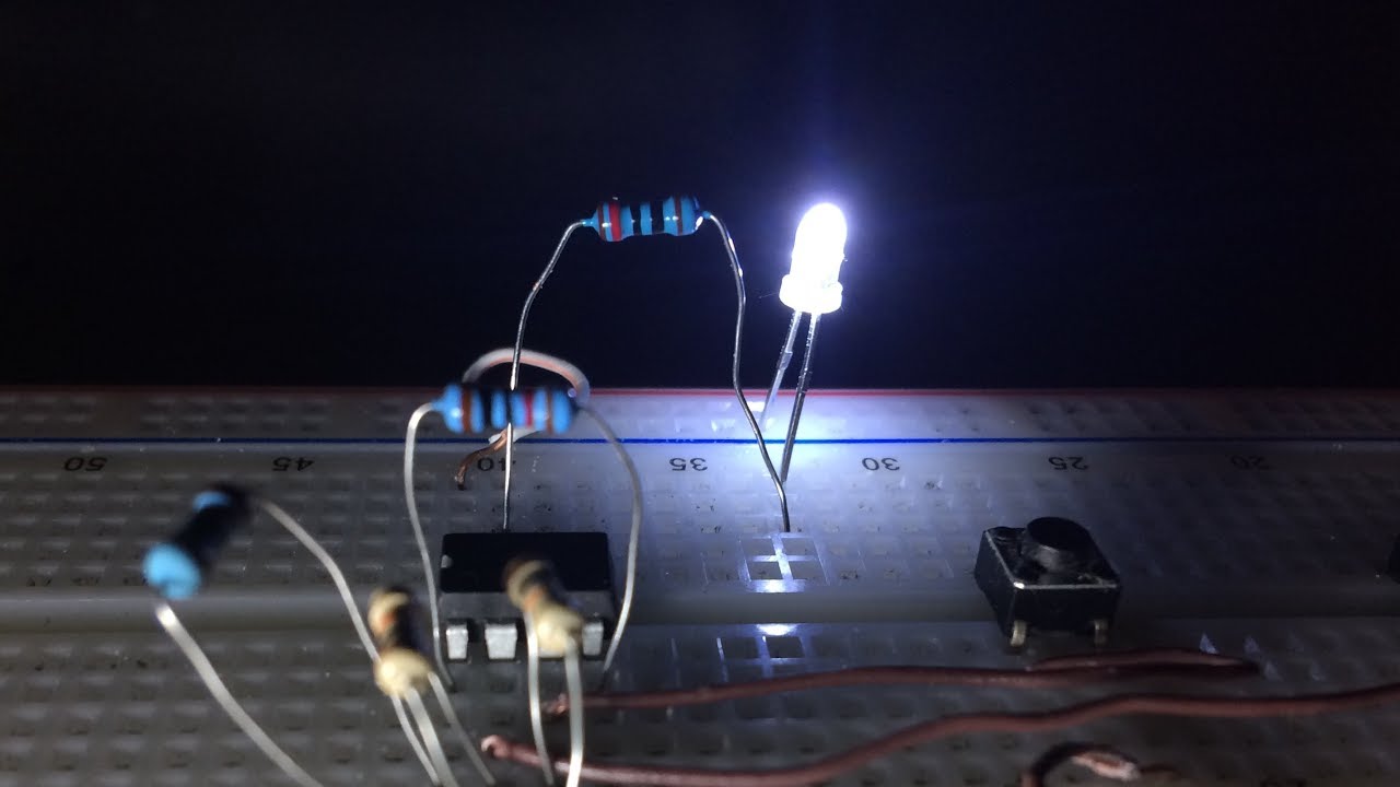Pic12F629 LED PWM Brightness - TEST Project - YouTube