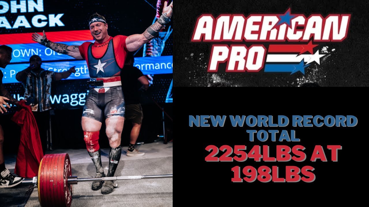 American Pro: John Haack Meet Recap | All Time World Record Total - YouTube
