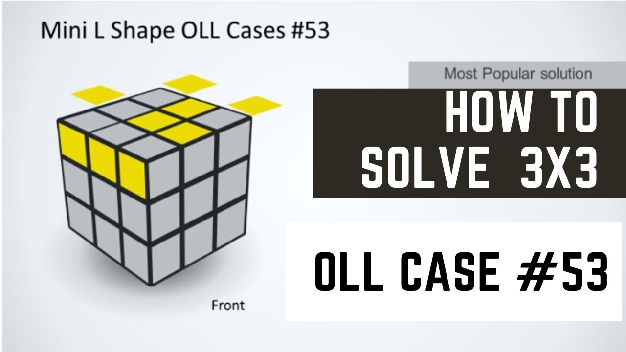 Unlock the Secrets! Solving Rubik's Cube OLL Cases 50, 53, and 54 - YouTube