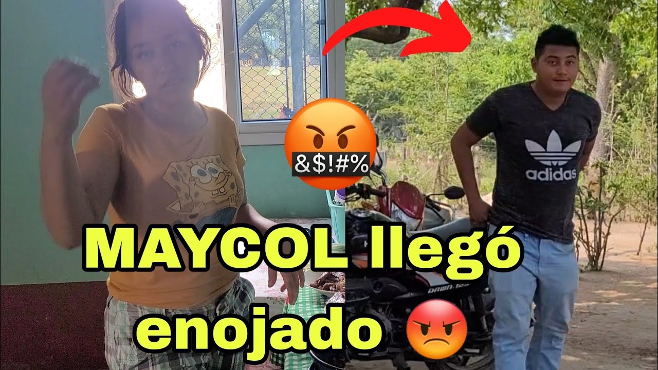 MAYCOL llega enojado🤬 a la Casa De SUS SUEGROS a Traer a SU MUJER - YouTube