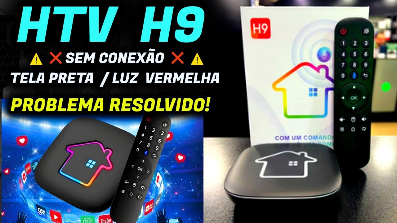 HTV H9 , PROCEDIMENTO PARA RECONFIGURAR SUA BOX QUE NÃO CONECTA! - YouTube