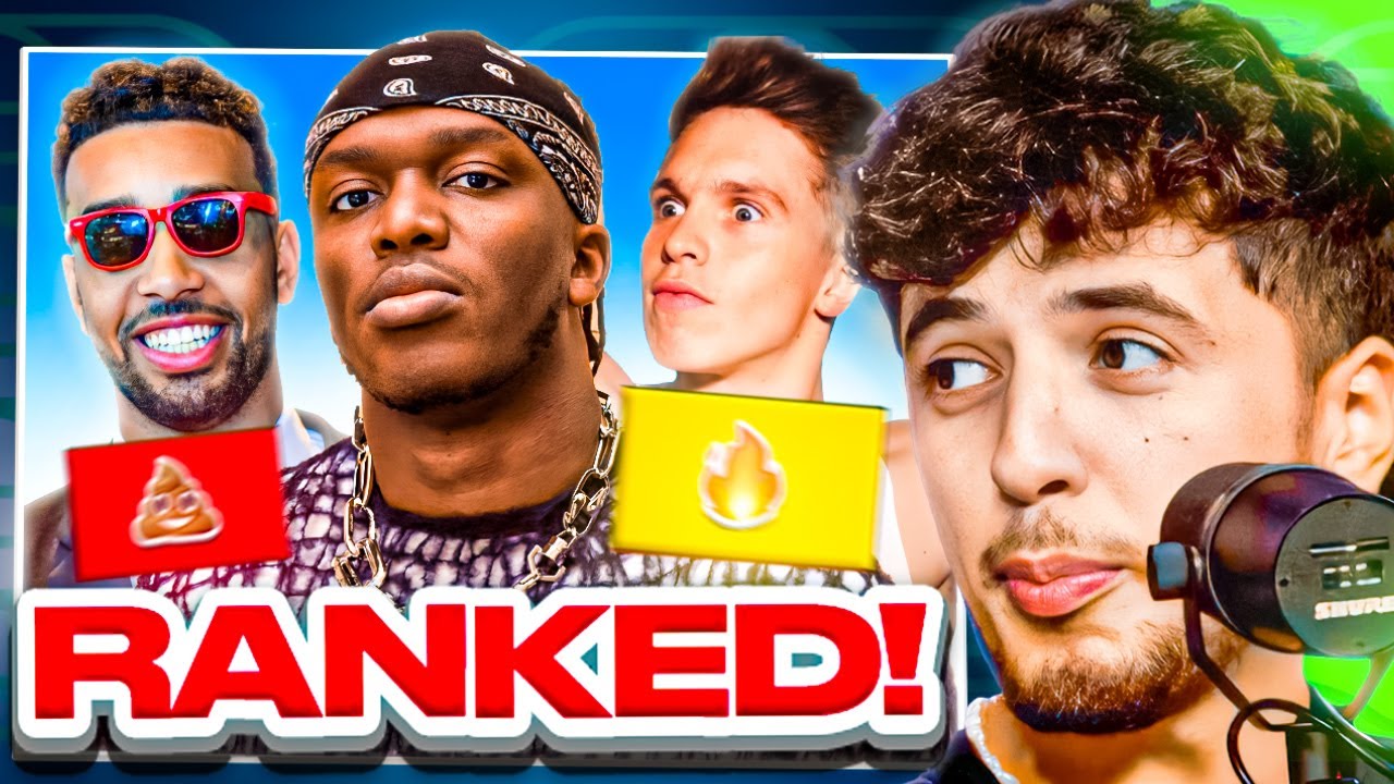 Ranking UK's Most INFLUENTIAL YouTubers - YouTube