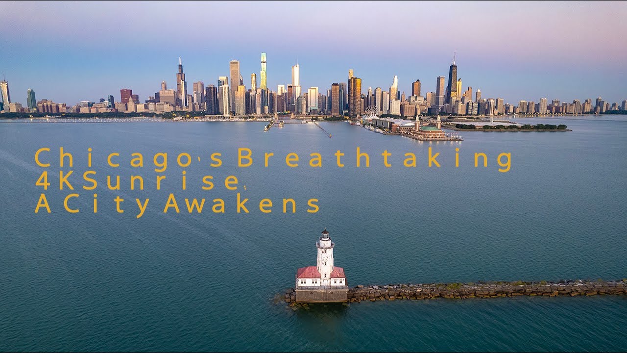 Chicago's Breathtaking 4K Sunrise: A City Awakens - YouTube