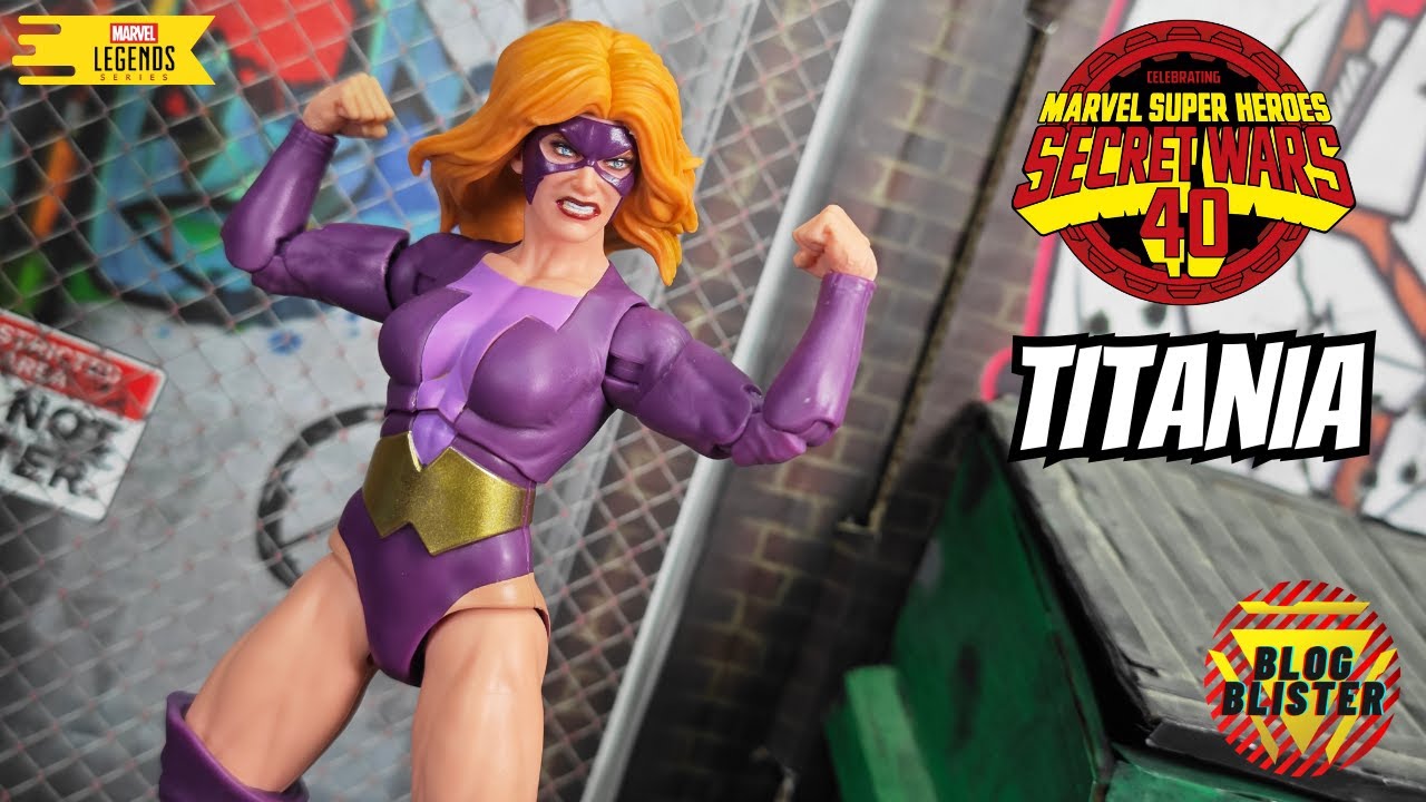 Marvel Legends Titania Secret Wars Retro Card Reseña Review En Español - YouTube