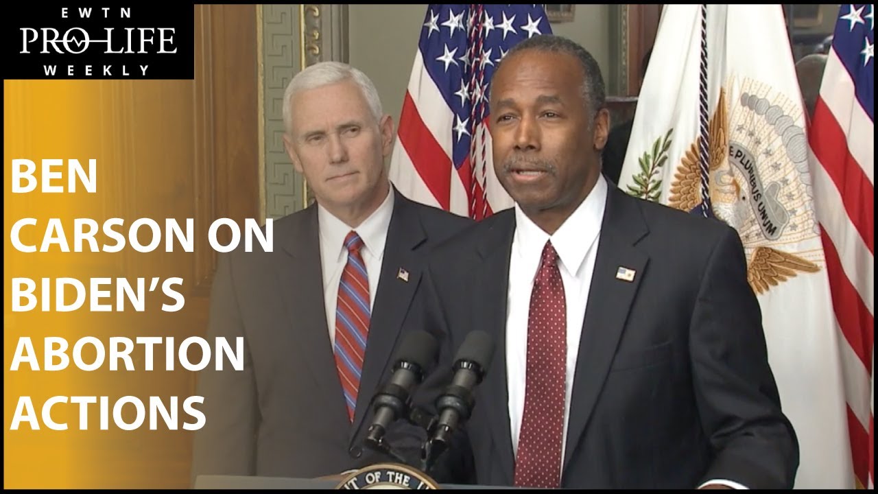 Dr. Ben Carson Reacts to Joe Biden’s Actions on Abortion - YouTube