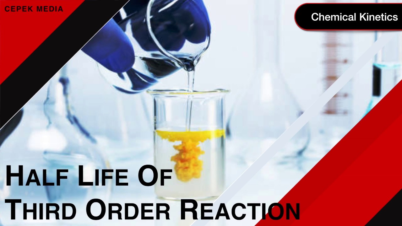 Derive Expression for Half Life of 3rd order reaction | Chemical ...