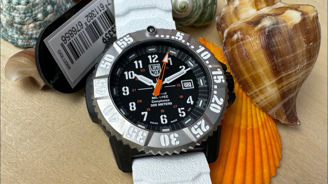 Luminox Mil-Spec Carbonox 46mm Titanium Bezel - YouTube