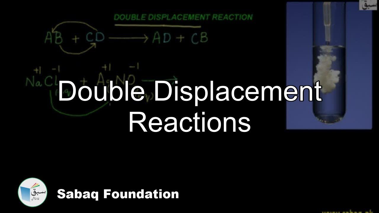 Double Displacement Reactions, Chemistry Lecture | Sabaq.pk - YouTube