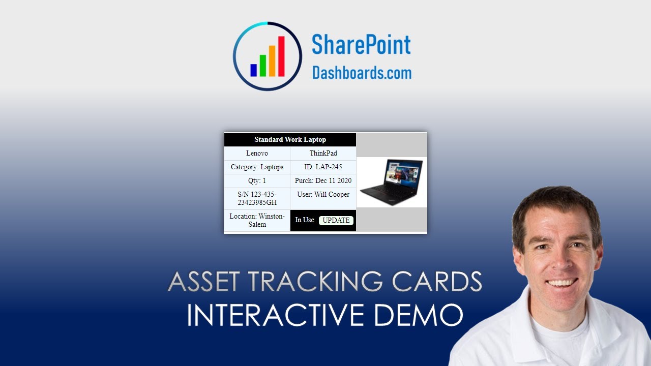 SharePoint Shorts View Formatting Asset Tracking Cards Interactive Demo ...