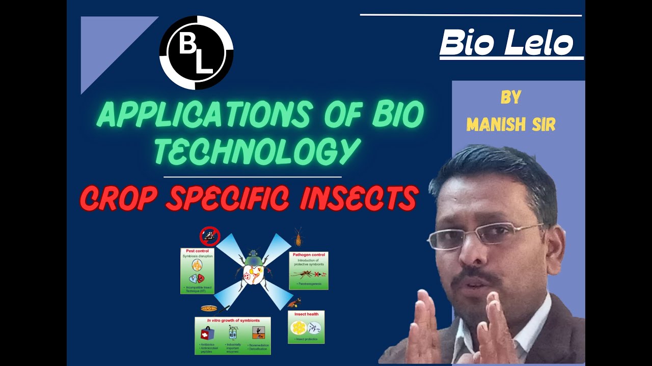 Application Of Bio Technology| Crop Specific Insects 🐝🐛🦗 - YouTube