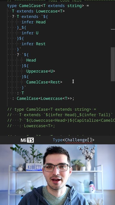 Camelcase Typescript Type Challenges 114 Hard Youtube
