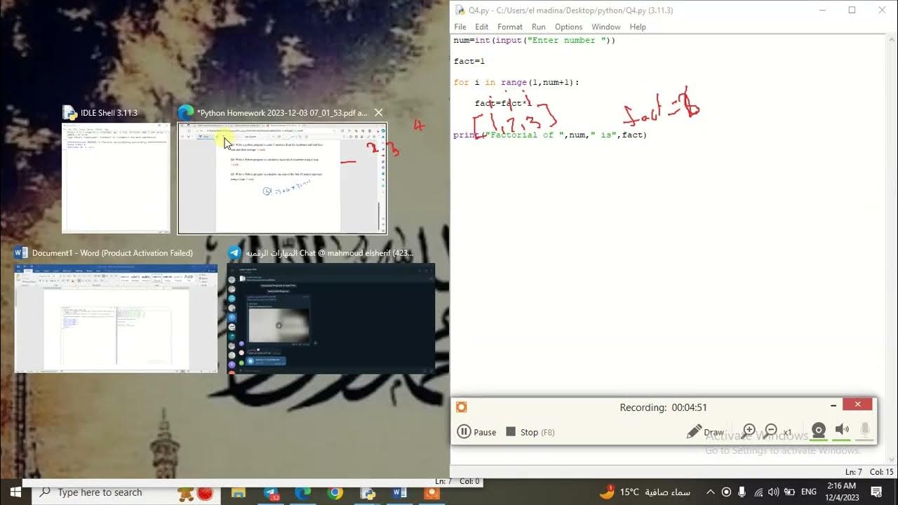 Python homework part 2 - YouTube