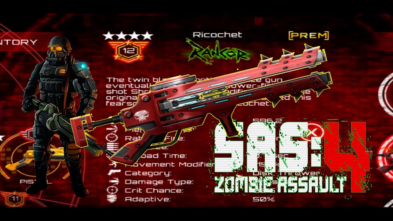 SAS:4 DEMOSTRACION RICOCHET [PREM] FULL MAXIMIZADA, 12/4 SAS ZOMBIE ...