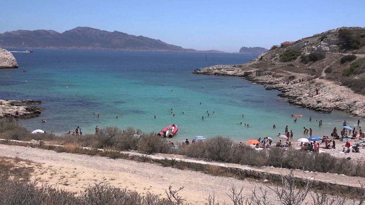 Ratonneau Island Frioul Marseille France in 4K (Sony Ax100E) - YouTube