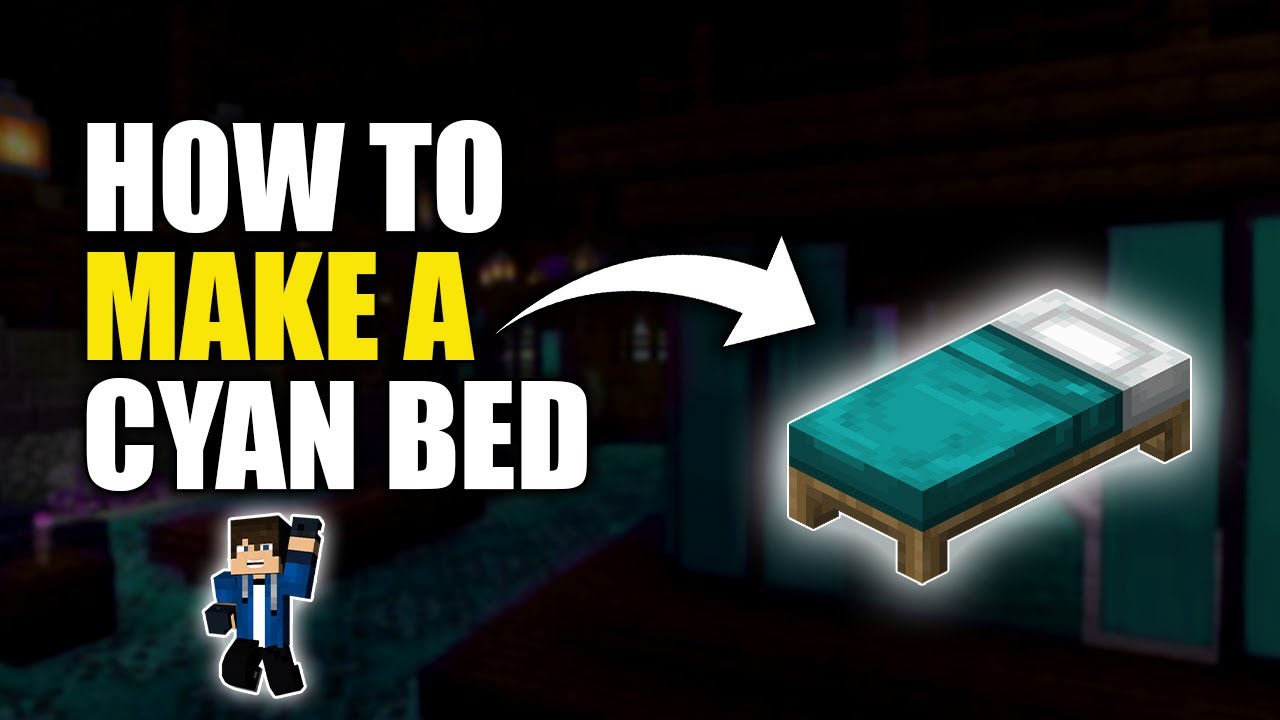 How to Make a Cyan Bed in Minecraft – Easy Step-by-Step Tutorial! - YouTube