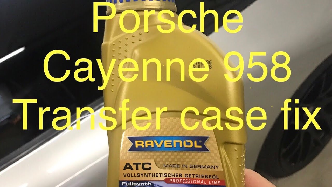 Porsche Cayenne 958 92A transfer case fix - YouTube