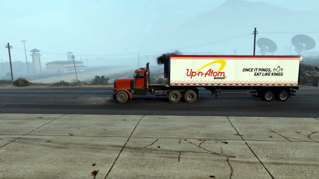 Up-n-Atom Restaurant Supply Delivery Route (GTA V) - YouTube