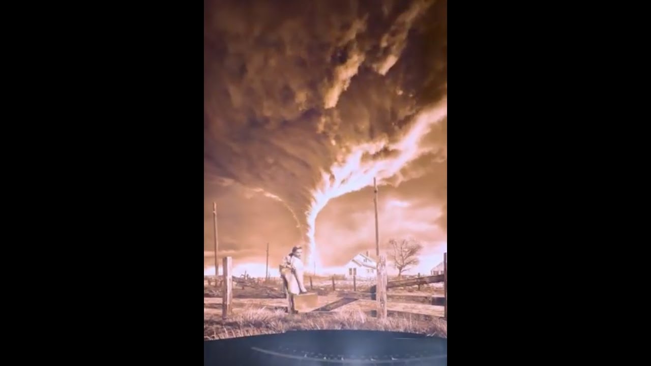 Las Vegas Sphere Wizard Of Oz Tornado Scene Youtube 7154