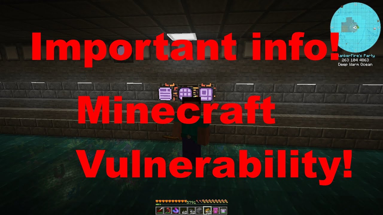 *URGENT* Minecraft Vulnerability - Zero-Day Exploit - YouTube