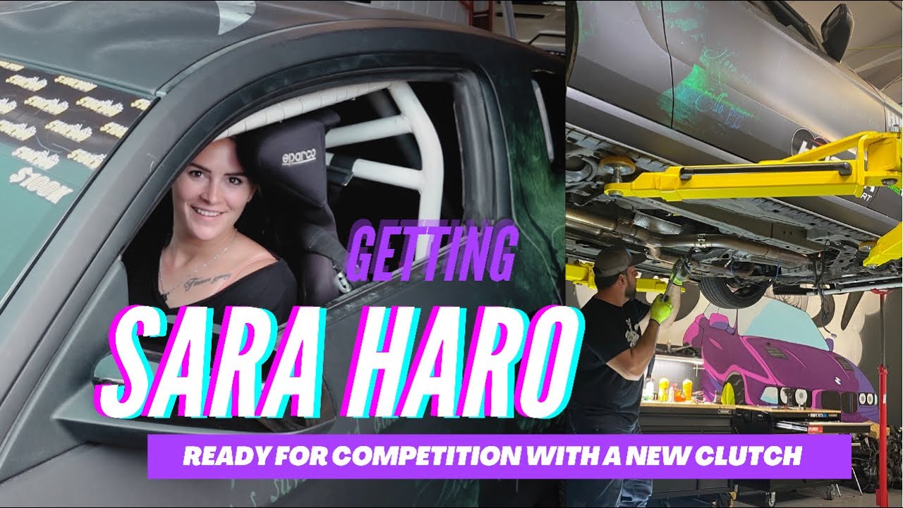 UPGRADING THE CLUTCH ON SARA HARO'S DRIFT MUSTANG - YouTube