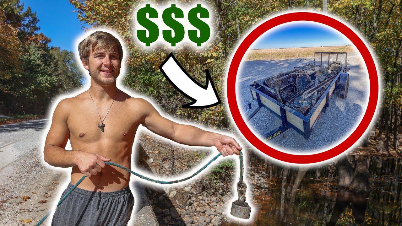 No Way! This River Is A Money Pit - Best Magnet Fishing Spot Ever ...